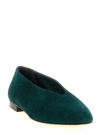 Jimmy Choo London Margot Flat - forest green