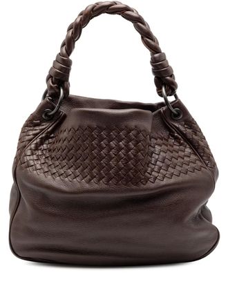 Bottega Veneta 2012-2025 Nappa Intrecciato Cervo shoulder bag - Braun