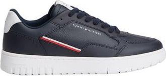 Tommy Hilfiger Baskets &agrave; lacets en cuir m&eacute;lang&eacute;