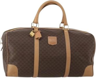 Celine Pre-owned Vintage Boston Bag - Femme - Pre-owned - Brun - Taille: ONE Size