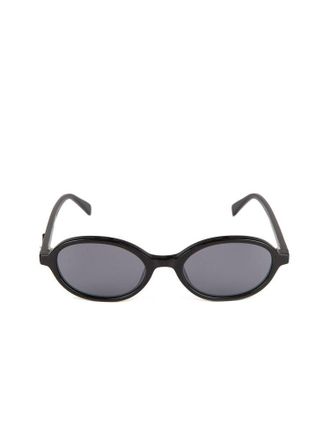 Zadig&Voltaire SZV512V Oval Acetate Sunglasses - Black
