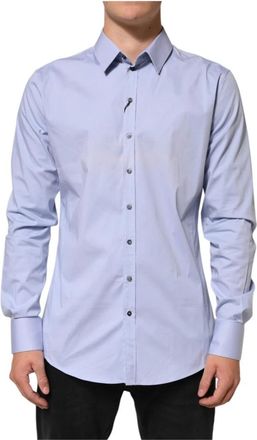Dolce & Gabbana Homme, Chemises, Bleu, Taille: 2XL Sicilia Dress Shirt