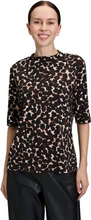 Betty Barclay Kurzarmshirt Damen Printshirt mit Stehkragen (1-tlg)