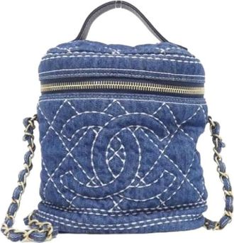 Chanel Mini sac &agrave; main vintage Pre-owned - Femme - Pre-owned - Bleu - Taille: ONE Size