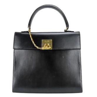 Celine Sac &agrave; main vintage doccasion - Femme - Pre-owned - Noir - Taille: ONE Size