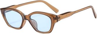 Generic Lunettes De Soleil &Agrave; Monture Fine For Hommes Et Femmes, Id&eacute;ales For Les Sports Plein Air Vacances(Brown)
