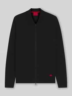 HUGO BOSS Regular Fit Strickjacke aus reiner Baumwolle Modell SAN JAQUE-C