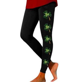 Generic Legging de sport irlandais pour femme avec pantalon de yoga doux et fin pour femme, bleu ciel, XXL
