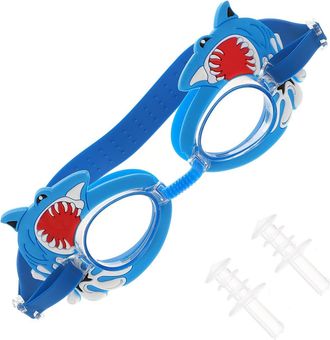 Hemobllo Ciieeo Schwimmbrille Cartoon Hai Antibeschlag Silikon Schwimmbrille f&uuml;r Jungen M&auml;dchen Ergonomisch Sitzend Klare Sicht Wasserfest