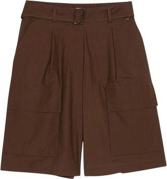 Twinset Femme, Shorts, Brun, Taille: 40 FR Bermuda Cargo Shorts