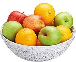 KitchenCraft Natural Elements Obstschale aus recyceltem Papier, robust, biologisch abbaubar und wiederverwendbar, 25 cm