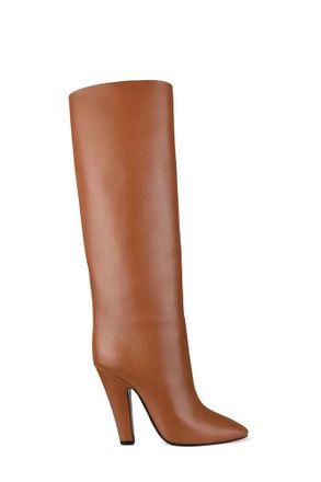 Saint Laurent Stiefel - Tubes 68 Boots - Gr. 37 (EU) - in Braun - f&uuml;r Damen