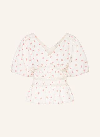 Neo Noir Neo Noir Blusenshirt Sapura Mit Spitze Und R&uuml;schen weiss