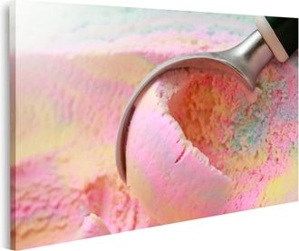 Islandburner Bild auf Leinwand Eiscreme für EIS Diele Salon Gelatti Bilder Wandbilder Poster IRZH-1P