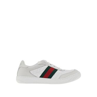 Gucci Screener nylon and leather sneakers Woman 36