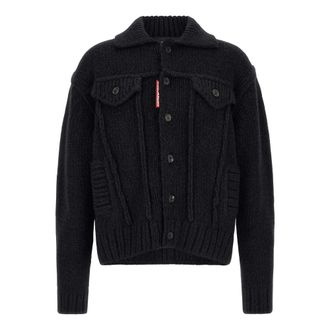 Dsquared2 Strickware - - Knitwear - Herren - Schwarzk - M