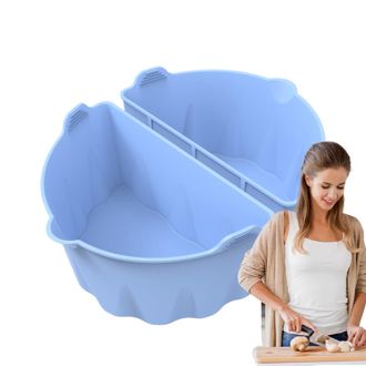 Generic Kochtrenner für Kasserolle, Küchenzubehör, spülmaschinengeeignet, wiederverwendbar, Silikonfutter für Bräter - für Familienmahlzeiten, Party, Bankett,