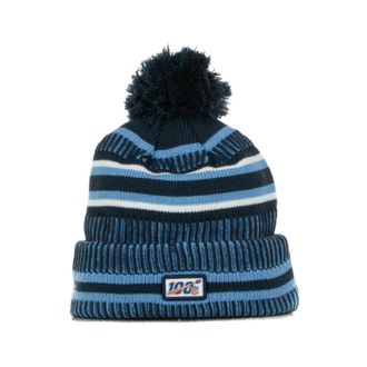 New Era Sport Strick Pom Pom M&uuml;tze Original Teamfarben - - Accessories - Herren - Blau - ONE SIZE