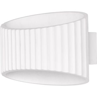 Osram Decor Plaster Band Applique murale d&eacute;corative en pl&acirc;tre, 255 mm, avec culot E27, IP20, blanc