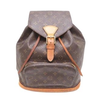 Louis Vuitton Pre-owned Montsouris Backpack - Femme - Pre-owned - Brun - Taille: ONE Size