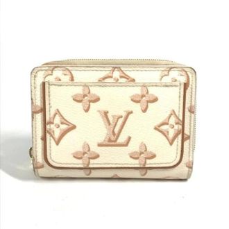 Louis Vuitton Portefeuille Vintage en Toile Pre-owned - Femme - Pre-owned - Blanc - Taille: ONE Size