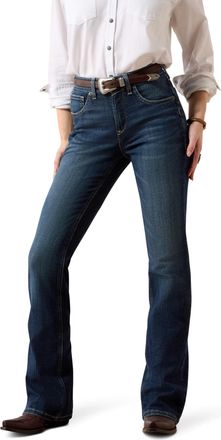 Ariat Womens High Rise Mazie Boot Cut Jeans in Plumas, Size 30 x XL, by Ariat