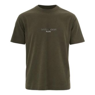 Emporio Armani T-Shirt - - Tops - Herren - Gr&uuml;n - S
