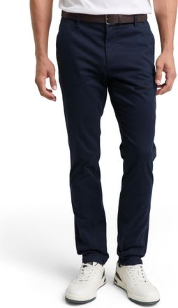 Tom Tailor Herren 1047267 TTTRAVIS Slim Chino mit Gürtel, 10668-Sky Captain Blue, 38W / 32L