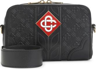 Casablanca Homme, Sacs, Noir, Taille: ONE Size Sac bandouli&egrave;re monogramme