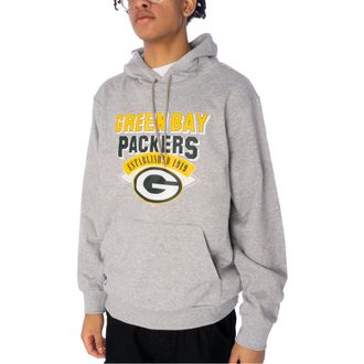 New Era NFL Green Bay Packers Graphic Hoodie Herren grau, S