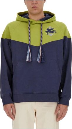 Etro Homme, Sweatshirts et sweats &agrave; capuche, Vert, Taille: XL Sweat &agrave; capuche