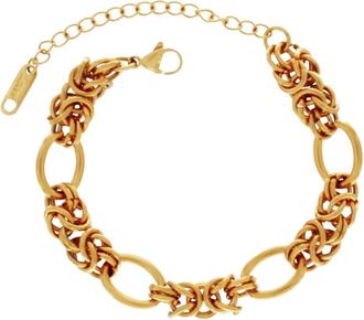 Dansk Copenhagen Femme, Accessoires, Jaune, Taille: ONE Size Courage Bracelet Anneau Tricot&eacute; &Eacute;tanche