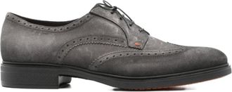 Santoni Homme, Chaussures, Gris, Taille: 40 1/2 EU Chaussures Oxford Faciles