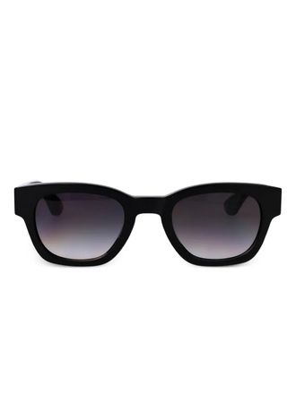 Alexander McQueen Eyewear lunettes de soleil &agrave; monture carr&eacute;e - Noir