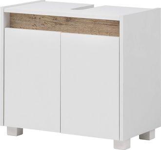 Schildmeyer Waschbeckenunterschrank 146316 Cosmo, 57 x 54,5 x 33 cm (BxHxT), weiß