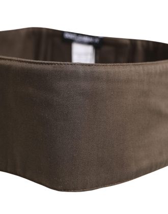 Dolce & Gabbana Brown Viscose Wide Belt Waist Cummerband Men Nylon Elastane