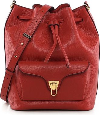 Coccinelle Femme, Sacs, Rouge, Taille: ONE Size Beat Generation Bucket Bag