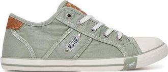 Mustang Jeans Mustang Sneakers aus Stoff 1099-310 Grün