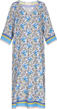 Usha Kleid Frauen blau mehrfarbig