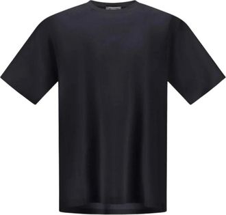Herno Homme, Tops, Bleu, Taille: S T-shirt Superfine Coton Stretch