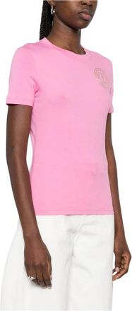 Versace Jeans Couture Femme, Tops, Rose, Taille: 40 FR Printed T-Shirt