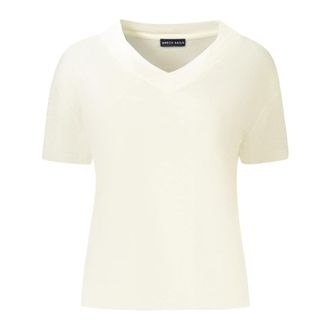 North Sails V-Ausschnitt T-Shirt - - Tops - Damen - Wei&szlig; - M