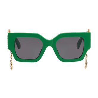 Philipp Plein Femme, Accessoires, Vert, Taille: ONE Size Lunettes de soleil