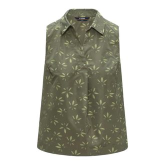 K-Way Femme, Tops, Vert, Taille: 38 FR Anty Emby Jacquard