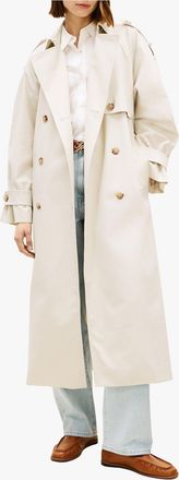 Tommy Hilfiger Trench long ceintur&eacute; en coton