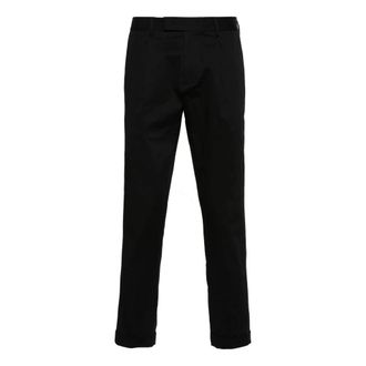 low brand Schwarze Baumwoll-Twill-Hose - - Trousers - Herren - Schwarzk - W36