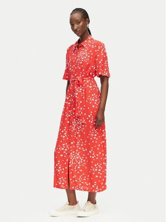 Roxy Hemdkleid Island Escape ERJWD03865 Rot Regular Fit