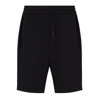Emporio Armani Schwarze Sweat Shorts 3D1P691Jhsz0999 - - Shorts - Herren - Schwarzk - XL