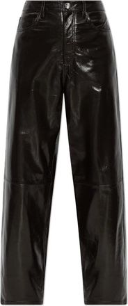 R&oacute;he Femme, Pantalons, Vert, Taille: 40 FR Pantalon en cuir