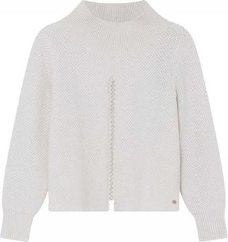 Gustav Femme, Pulls, Gris, Taille: 40 FR Tricot &agrave; col rond